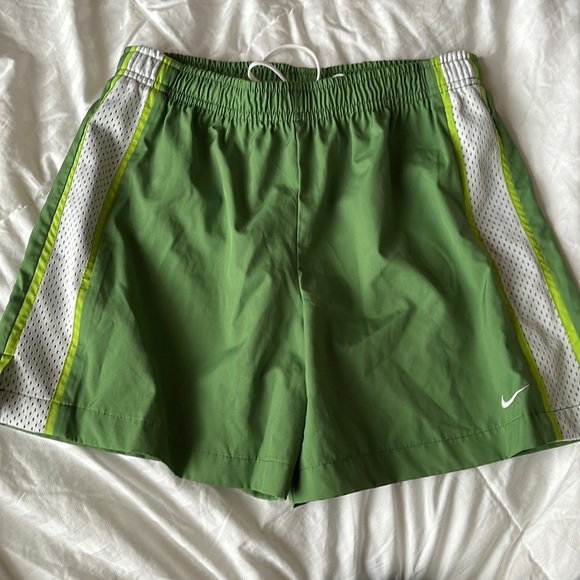 Nike | Shorts | Nike Green Athletic Shorts Lightly Worn | Poshmark
